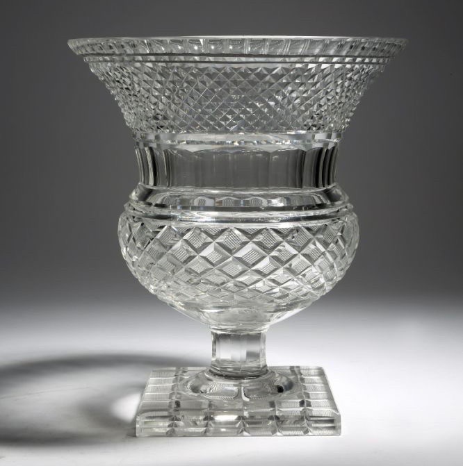 Victorian Cut-Glass Vase - Adam Calvert Bentley