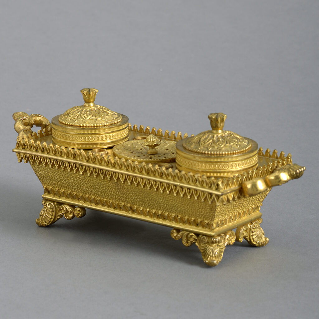 Regency Ormolu Ink-Stand - Adam Calvert Bentley