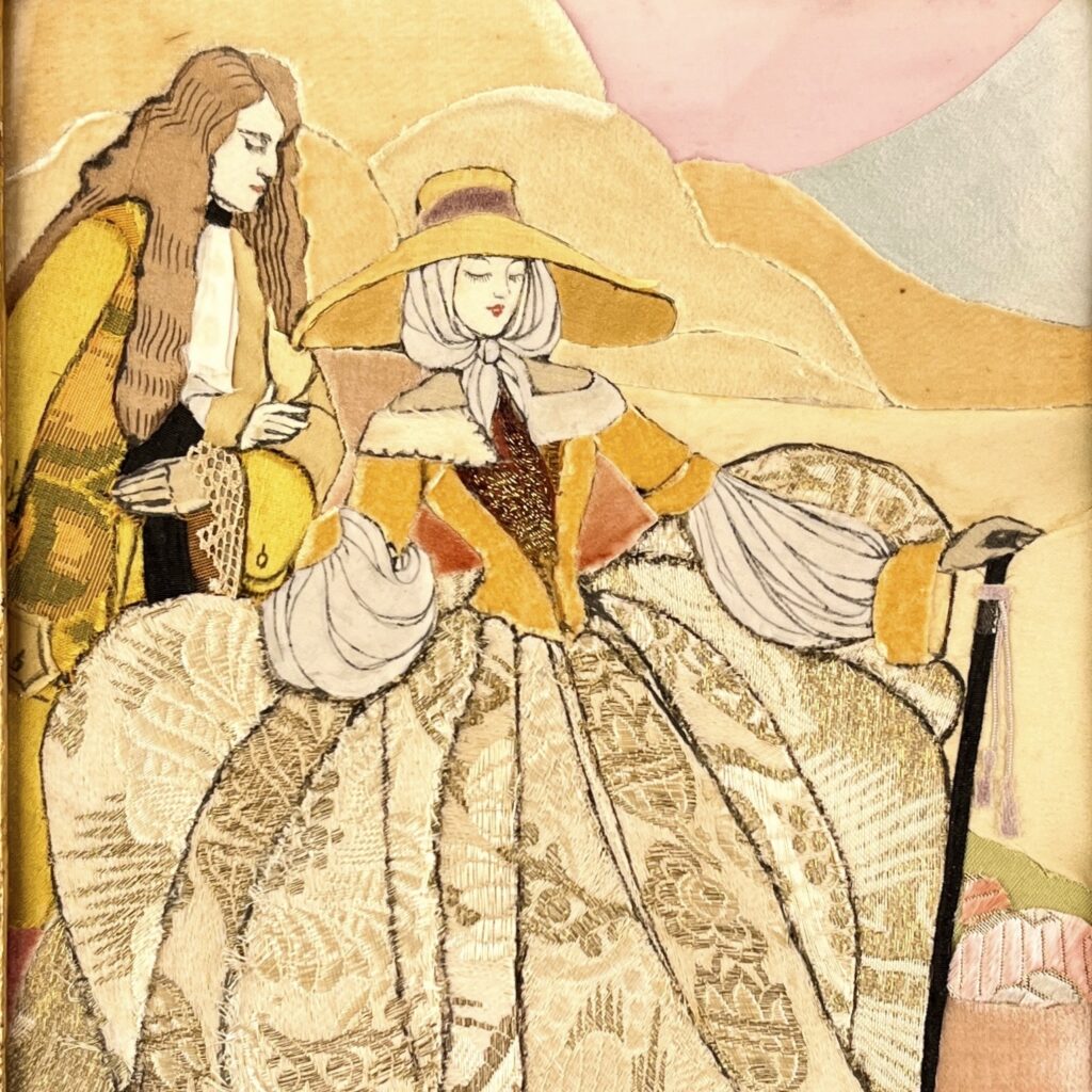 Mary Ireland, Collage Picture or Fabric Mosaic - Adam Calvert Bentley