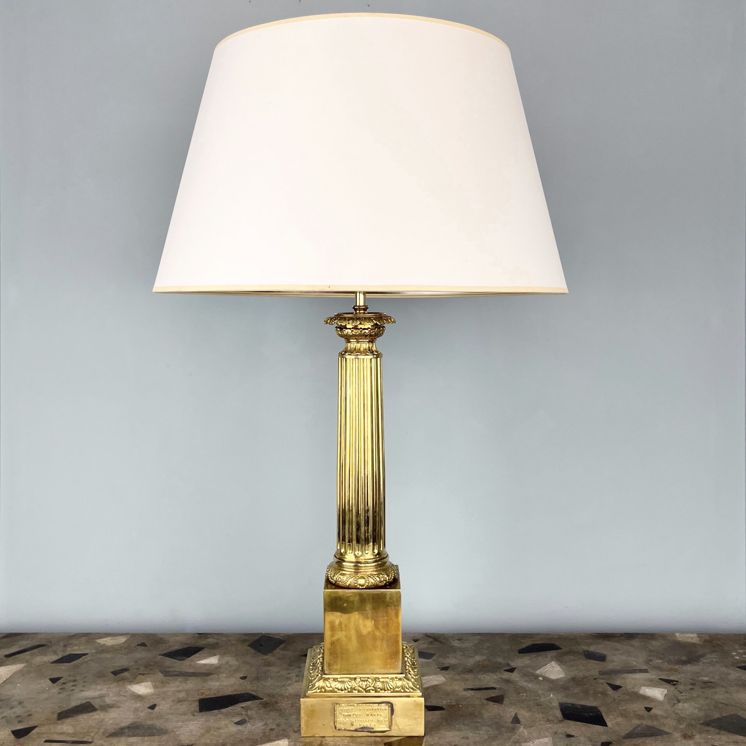Early 19th Century Column Lamp Base - Adam Calvert Bentley