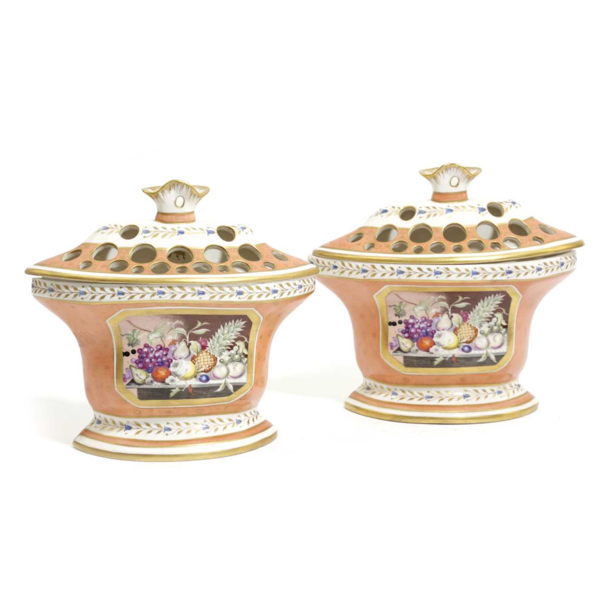 Pair of Samson Porcelain Bough Pots – Adam Calvert Bentley