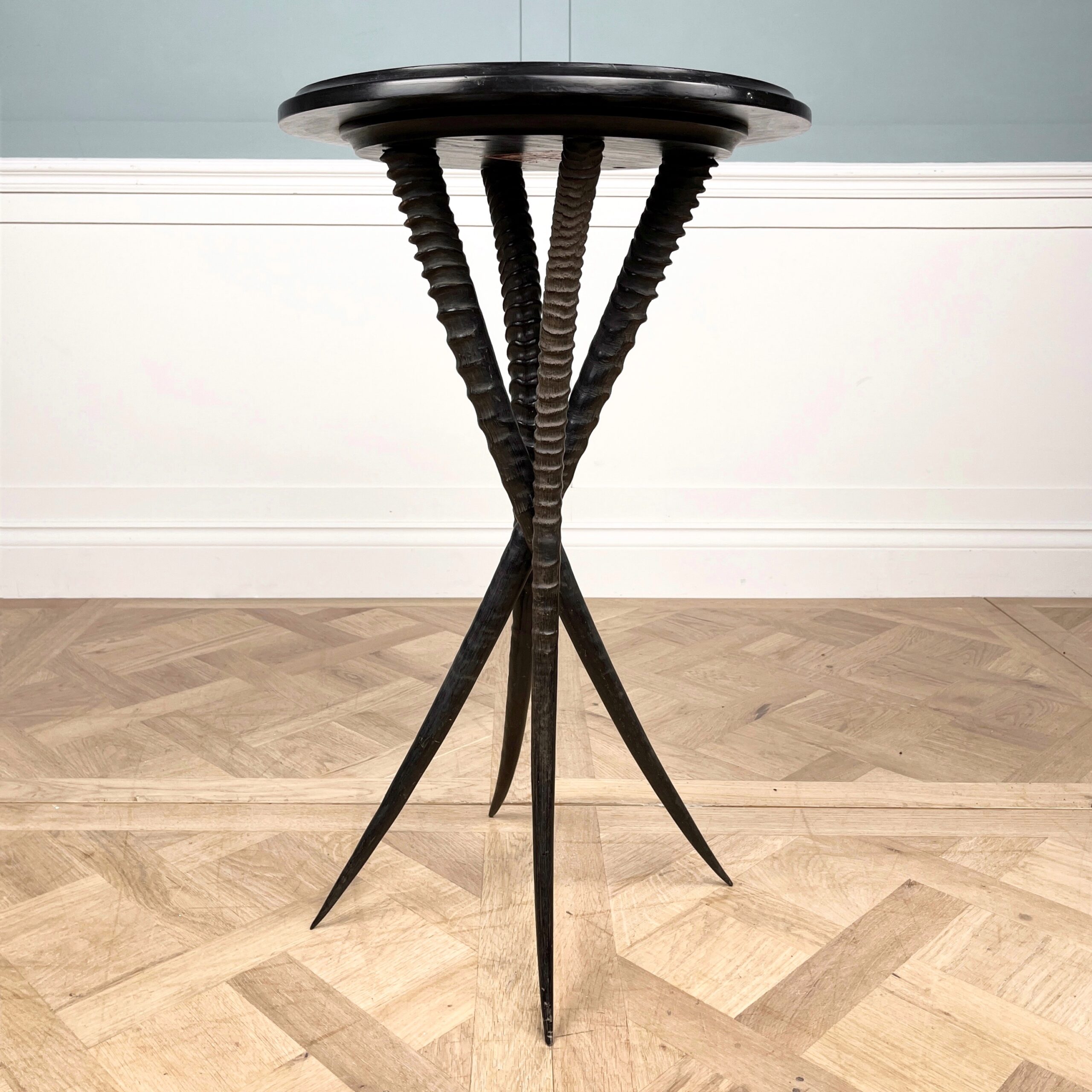 Antique Antelope Horn Table - Adam Calvert Bentley