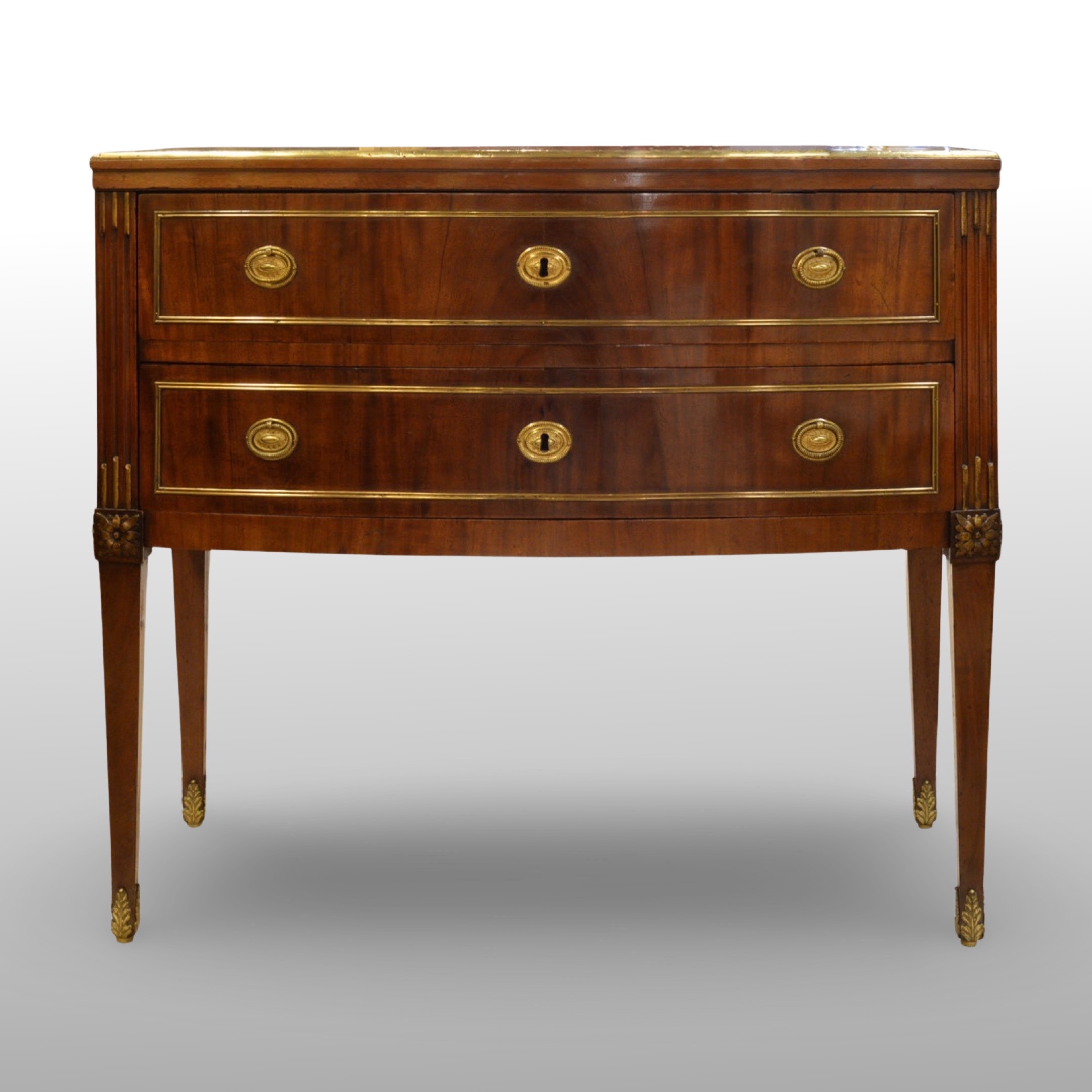Baltic Brass-Mounted Mahogany Commode - Adam Calvert Bentley