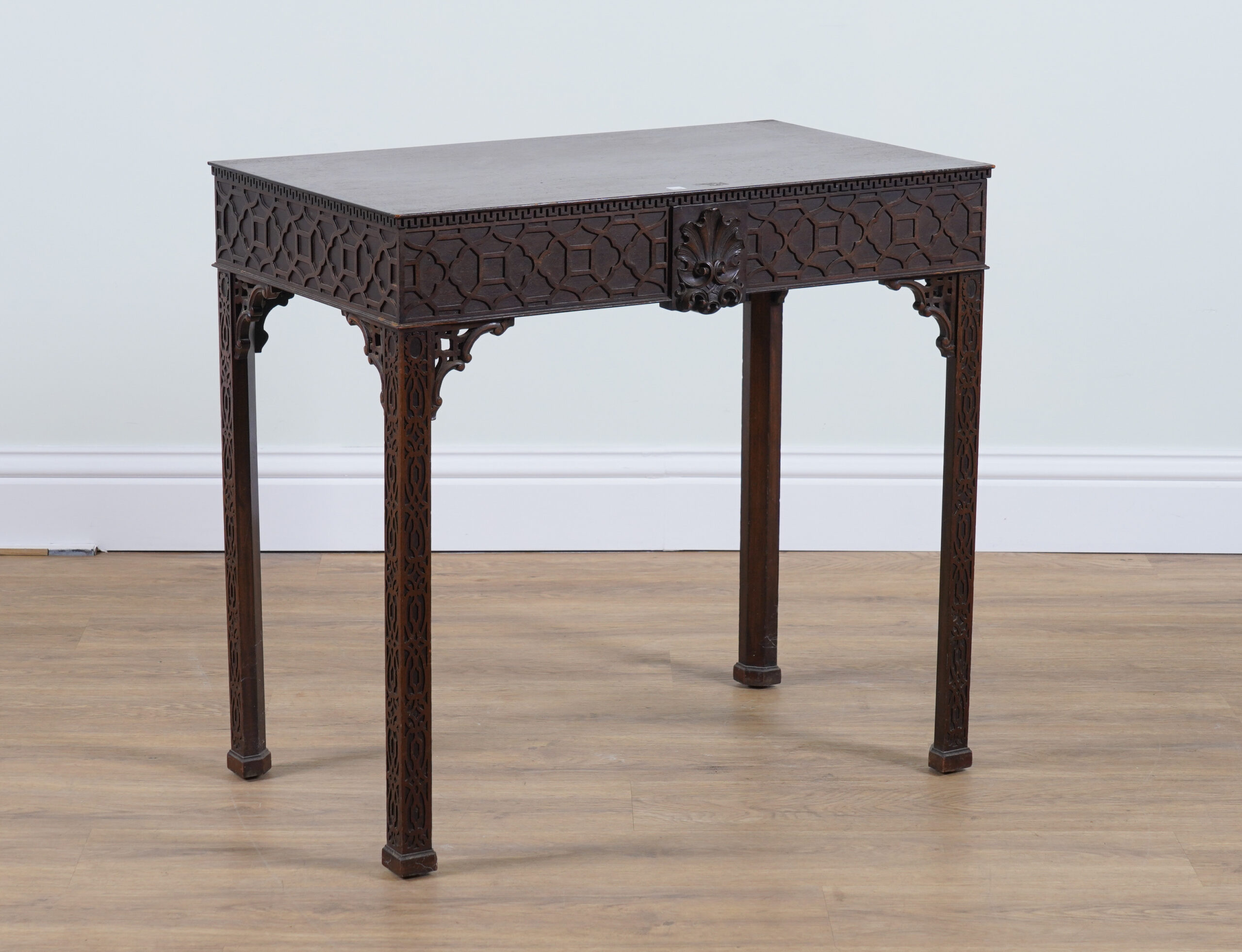 Chippendale Style Carved Mahogany Side Table or End Table - Adam ...