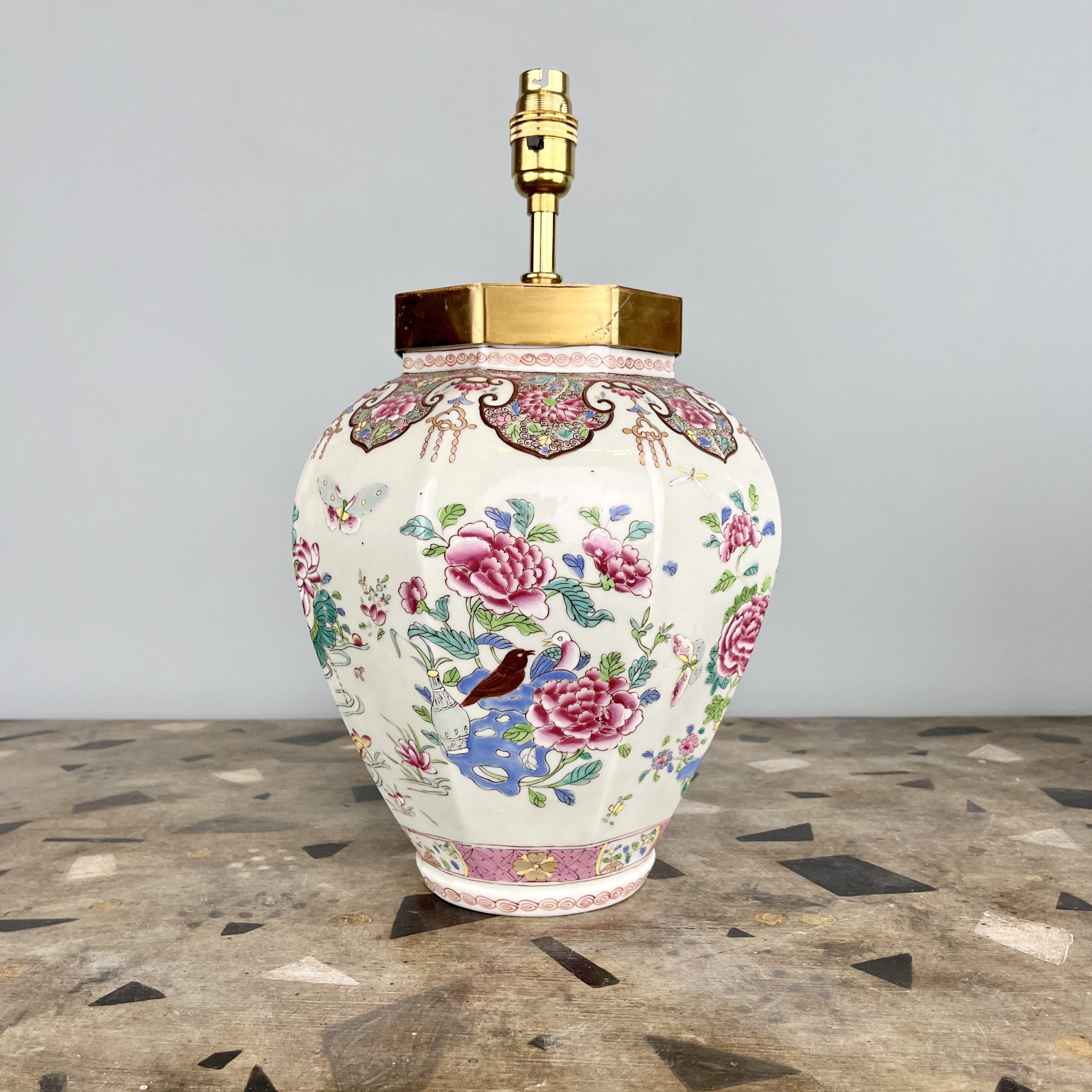 Pair of Samson Porcelain Vase Lamps - Adam Calvert Bentley