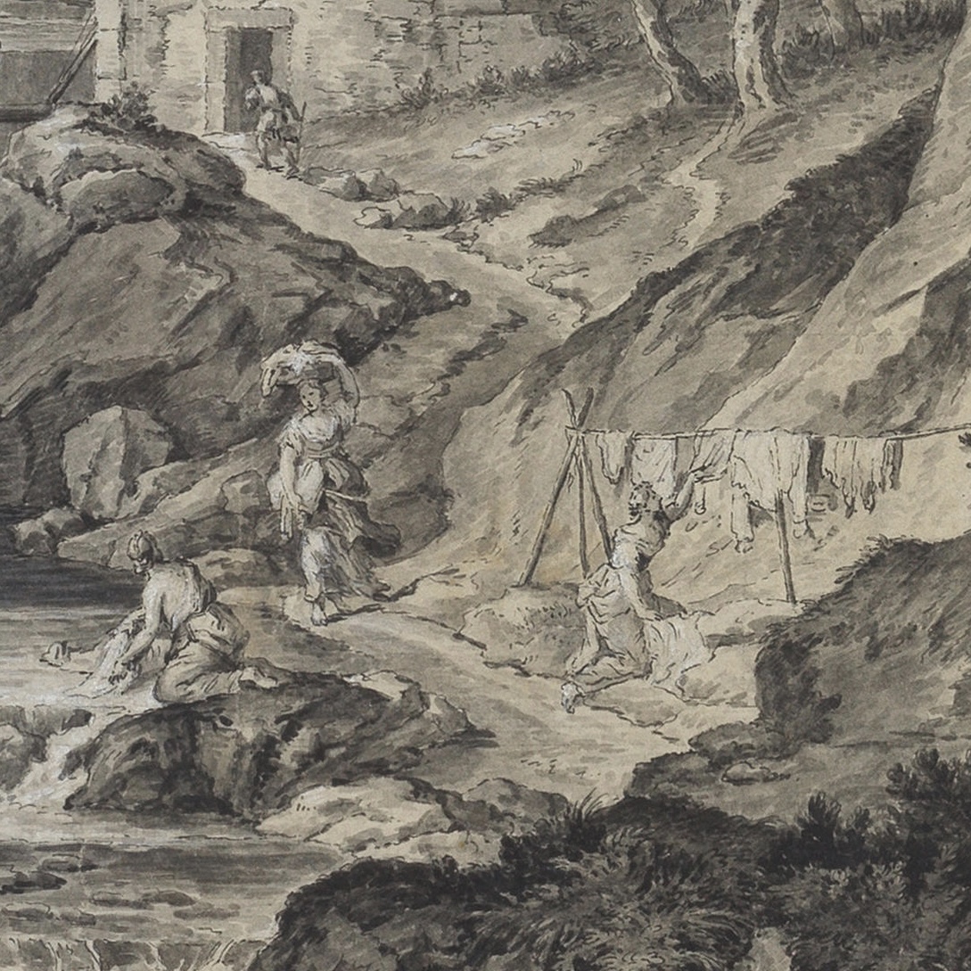 Pair of 18th Century Watercolour Drawings by Giacomo Leonardis - Adam ...